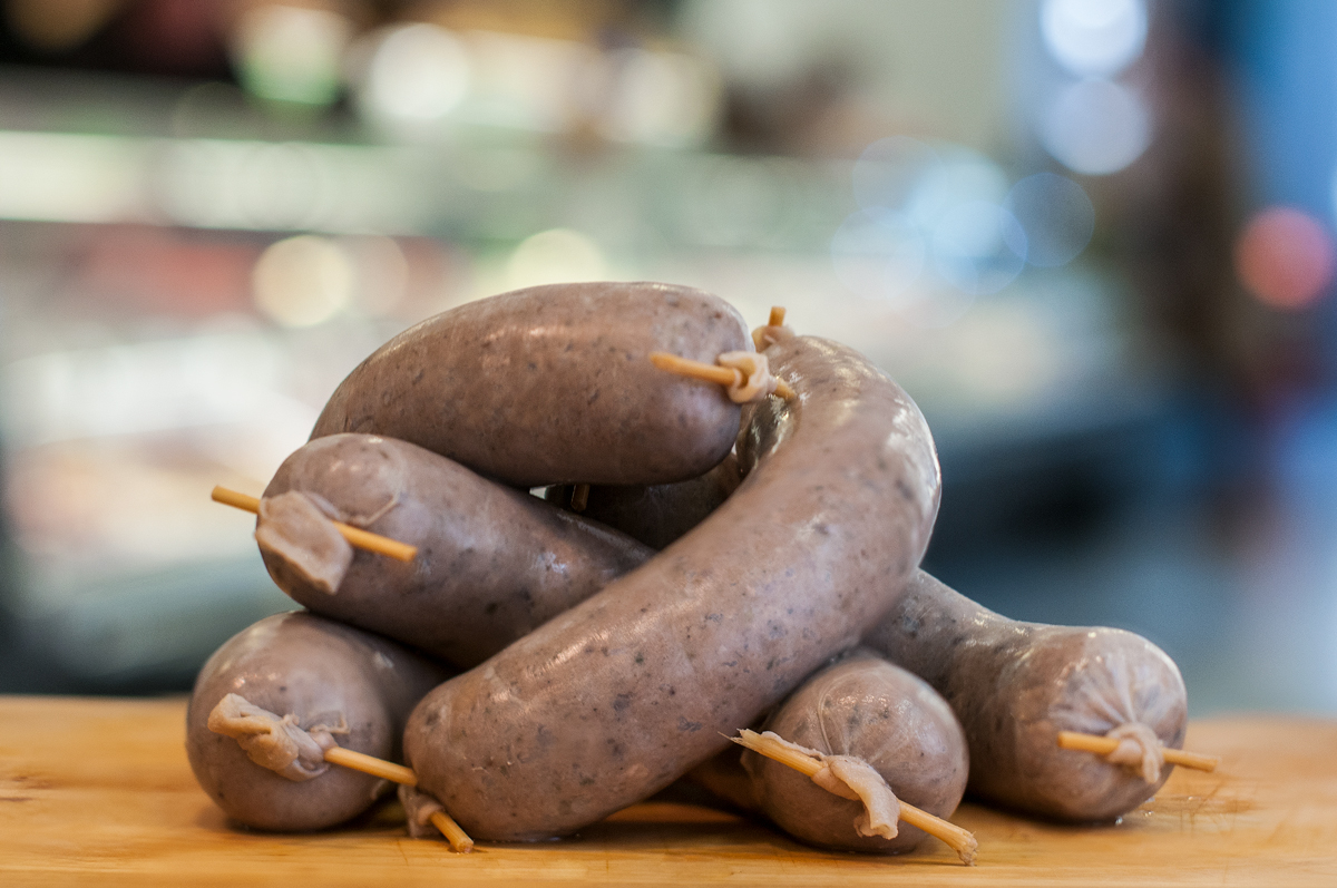 Čerstvé jitrnice od našeho řezníka / Meatpoint